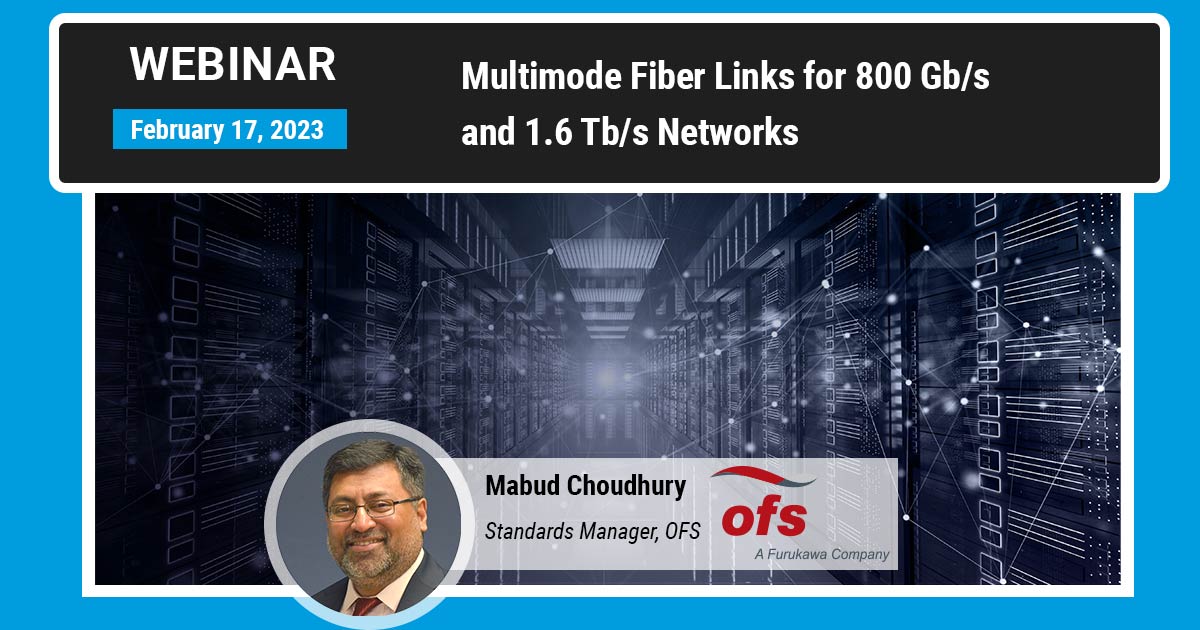 Multimode Fiber Links for 800 Gb/s and 1.6 Tb/s Networks - IWCS Cable ...