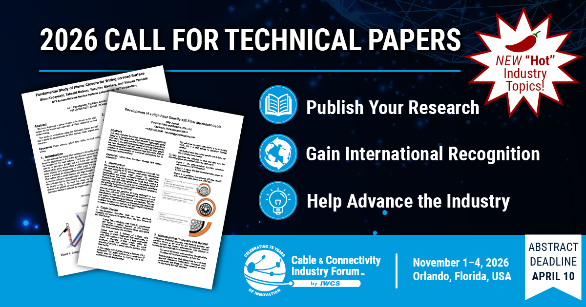 New "Hot" Topics Identified for IWCS's 75th annual Technical Symposium ...